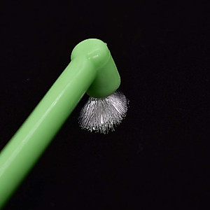 Angzhili 9 Pieces Interspace Toothbrush,End Tuft Orthodontic Toothbrush Tapered Orthodontic Brush for Hard to Reach Areas,Gap Toothbrush for Orthodontic Braces Bridges and Implants