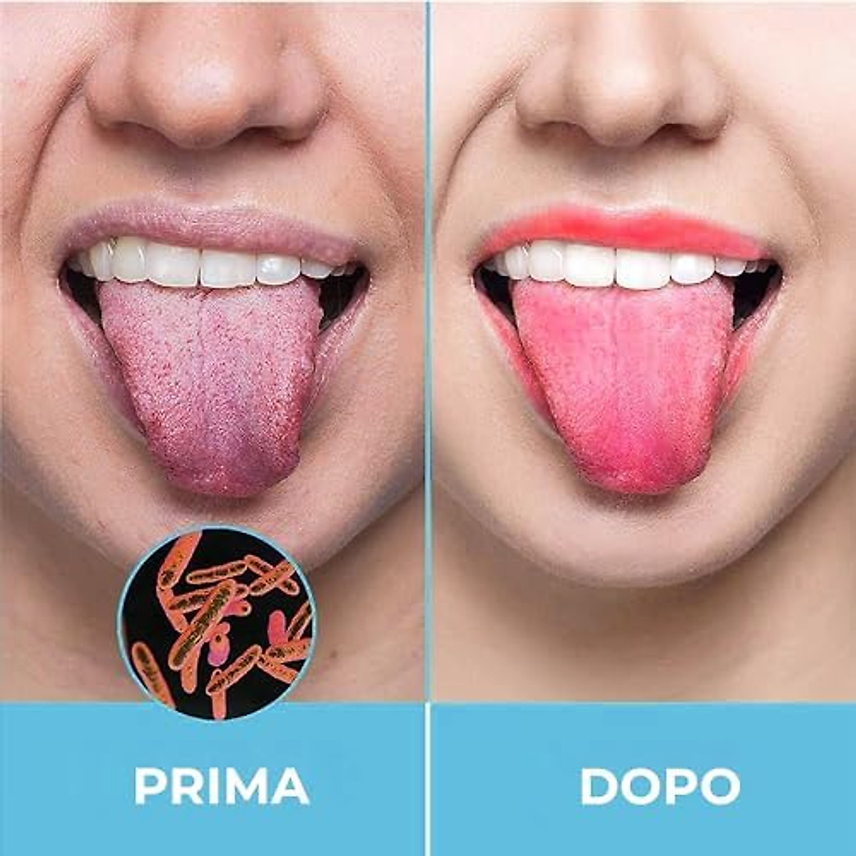 Tongue Scraper for Adults by HOKIN (1Pcs Oral Care Pack) Stainless Steel Tongue Cleaners Reduce Bad Breath 100% Metal Tough Scrapers Men and Women Hygiene