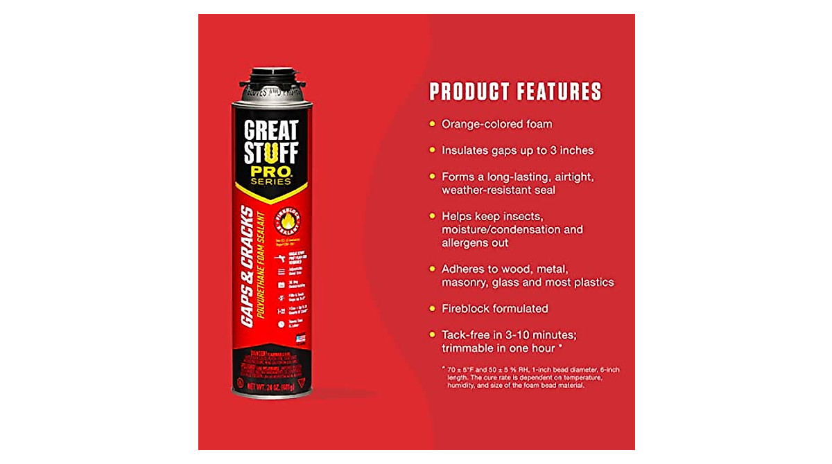GREAT STUFF PRO Insulating Foam Sealant - 24 oz