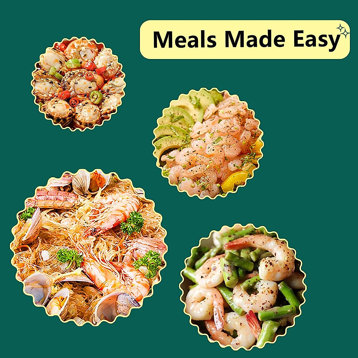 Electric Skillet Nonstick with Lid - 12"x12" Deep Frying Pan, Serves 4 to 6 People, Cool Touch Handles, Removable Heating Probe, Dishwasher Safe, Copper