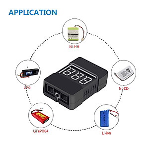 SIPYTOPF 3 Pack Lipo Battery Tester,BX100 RC 1-8S Low Voltage Buzzer Alarm Super Sound Warning Checker with LED Indicator Lipo/Li-ion/LiMn/Li-Fe