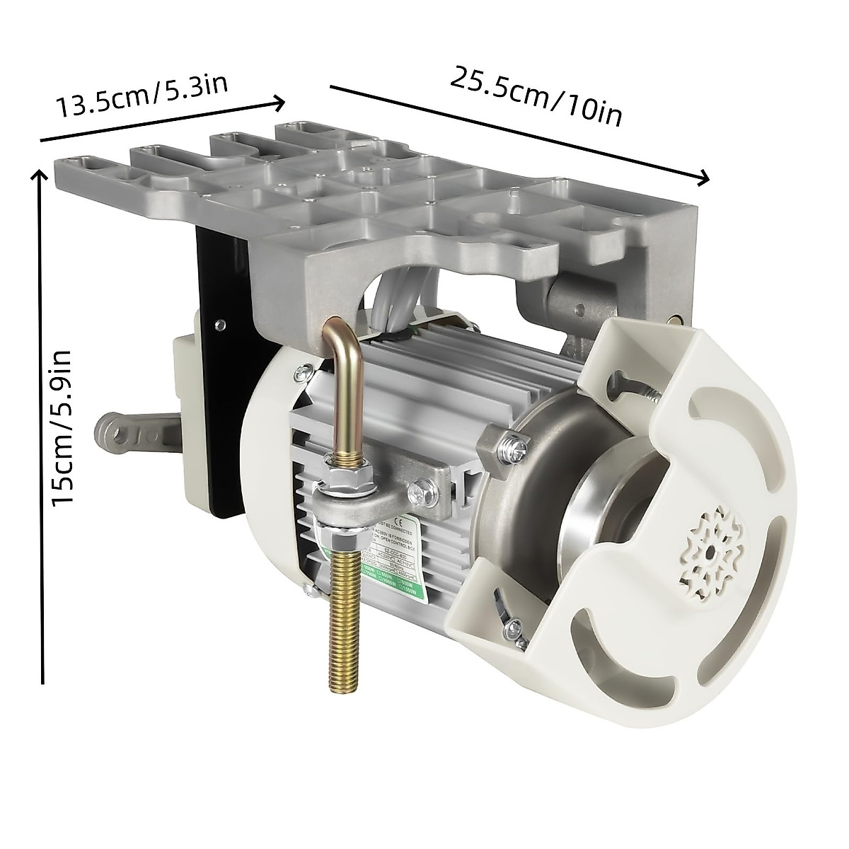 110V 600W Industrial Sewing Machine Servo Motor,Sewing Machine Motor Brushless Servo Motor Energy Saving Mute,For Industrial Sewing Light to Heavy-Duty Work(100 Stitches/min)