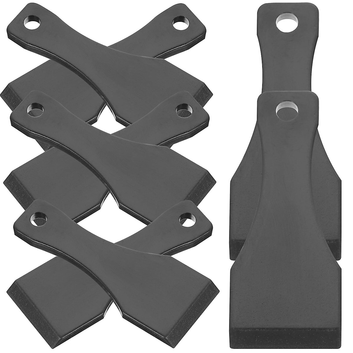 ABOOFAN Scratcher Tool 20pcs Plastic Scraper Tool Keychain Scoop Shape Ticket Scratcher Keyring Gamble Lucky for Labels Films Sublimation