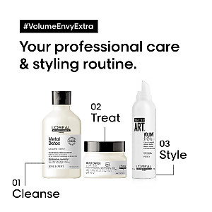 L'Oreal Professionnel Full Volume Extra - Styling Mousse For All Hair Types, Provides Strong Hold