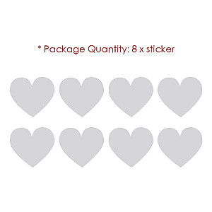 Service Cashier Supermarket Checkout Heart Vinyl Sticker Bicycle Bottle Decal