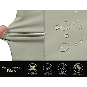 Little Donkey Andy Women's Stretch Quick Dry Cargo Shorts for Hiking, Camping, Travel Khaki Size XXL