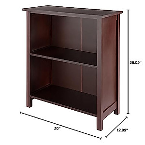 Winsome Milan Shelf, medium, Walnut