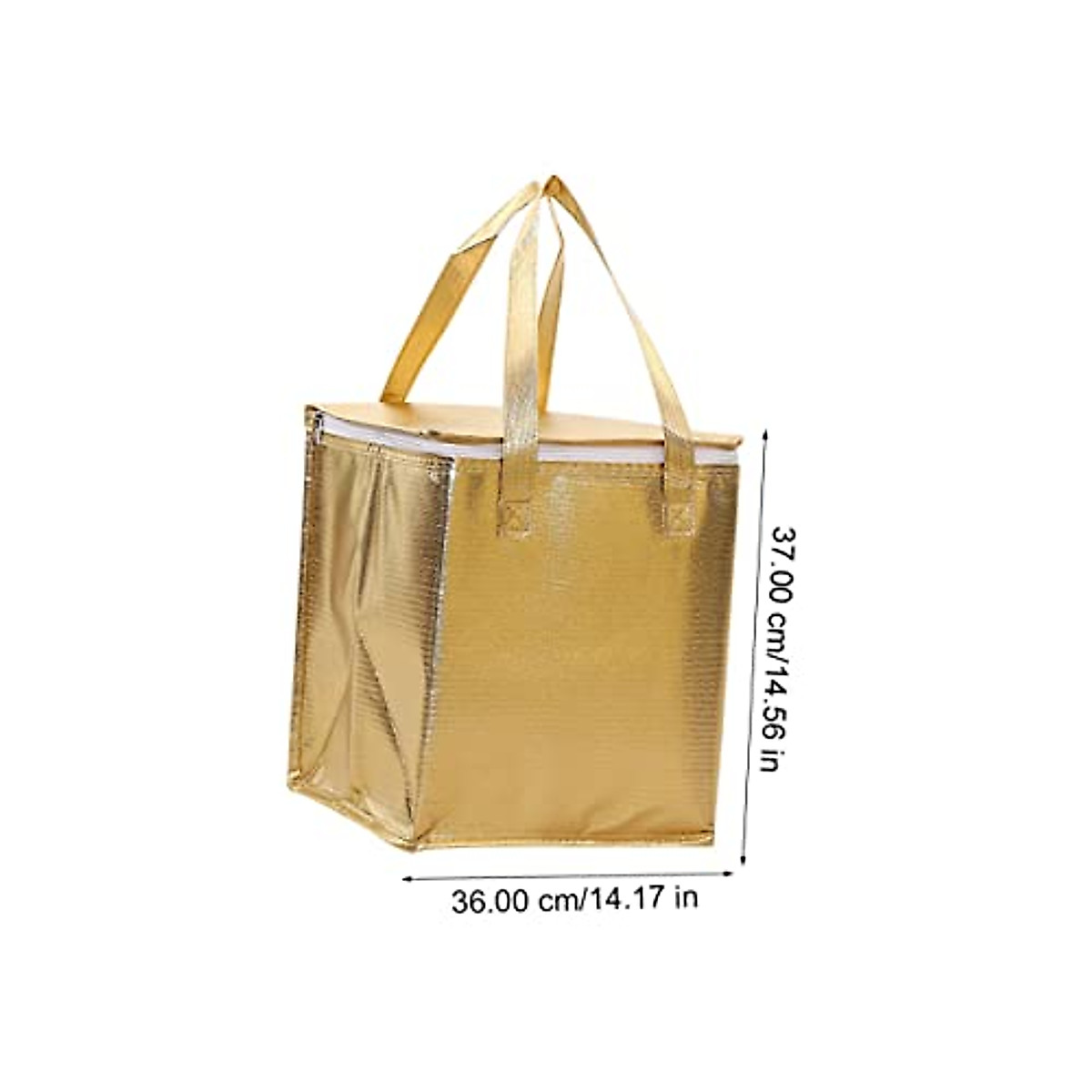 NOLITOY 3pcs Aging Practical Bag Take Car Insulated Carrying Cold Item Cooler Cake Grocery Portable Zipper Baking Thermal Heat Transport Take-out Ing Convenient Delivery Food Hot