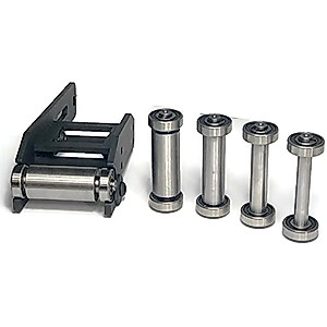 Nylon-Pulley Belt Grinder 2x72 Small Wheel Holder Set 5 Sizes For knife Grinders Knife Making, 7.8In, 7.8