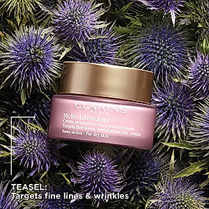 Clarins Multi-Active Day Cream | Multi-Tasking Moisturizer | Visibly Minimizes Fine Lines | Boosts Radiance | Hydrates, Smoothes and Tones | Dry Skin Type | 1.6 Ounces
