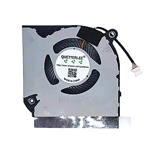 QUETTERLEE Replacement New Laptop CPU+GPU Cooling Fan for Acer Predator AN515-55 AN515-44 AN515-56 AN515-57 AN515-45 AN517-41 AN517-52 AN517-53 AN517-54 N20C1 AN715-52 Series FMAQ+ FML9 DC5V 0.5A Fan