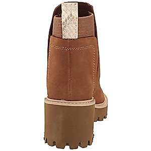 Dolce Vita Women's Huey Fashion Boot, Brown Suede H2O, 7.5