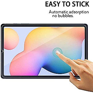 TANTEK [2-Pack Screen Protector for Samsung Galaxy Tab S6 Lite(SM-P610/P615,2020) 10.4 inch,Tempered Glass Film,Ultra Clear,Anti Scratch,Bubble Free,S-Pen Compatible