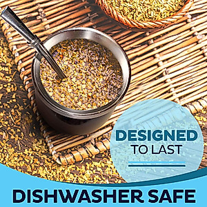 Natudeco 230ML Gourd Tea Cup Set Stainless Steel Coffee Mug Insulated Beer Beverage Liquid Container Mate Cup or Home Office School Bar Living Room Dining