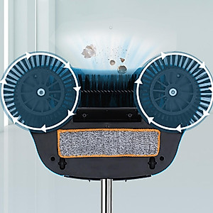 Broom Vacuum Sweeperr - Non Electric Vacuum Sweeperr | Carpet Sweeperr Manual Handheld | Multifunctional Vacuum Sweeperr | Floor Cleaning Tools Accessories | Handle Sweeperr for Cleaning Pet Hair