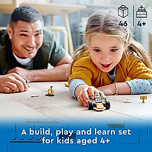 LEGO City Great Vehicles Race Car, 60322 F1 Style Toy for Preschool Kids 4 Plus Years Old, with Mechanic and Racing Driver Minifigures