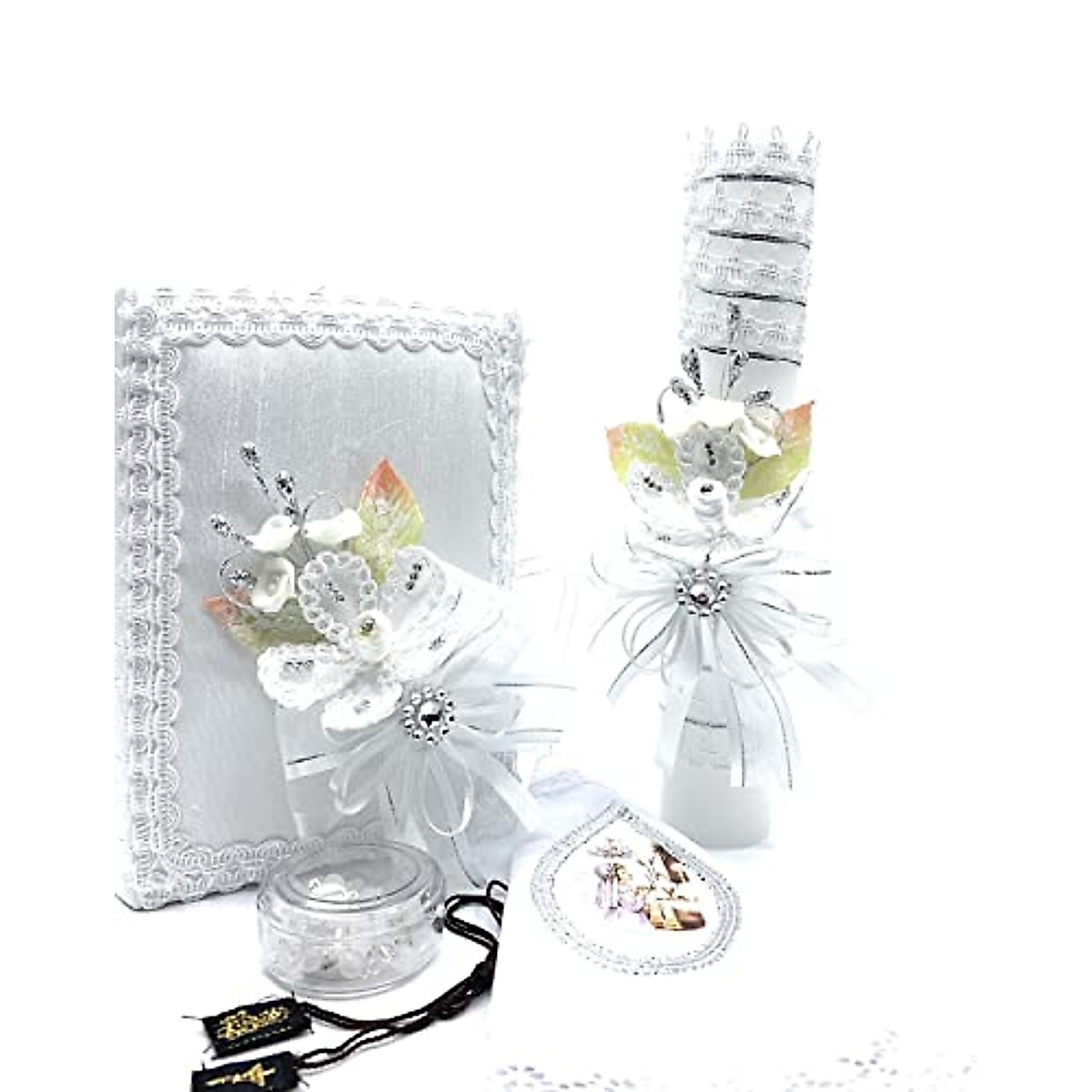 First Communion Candle Set for Girl