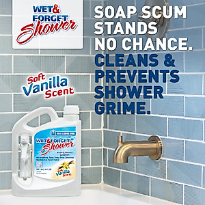 Wet & Forget Shower Cleaner Weekly Application Requires No Scrubbing, Bleach-Free Formula, 64 Ounce (Pack of 1)
