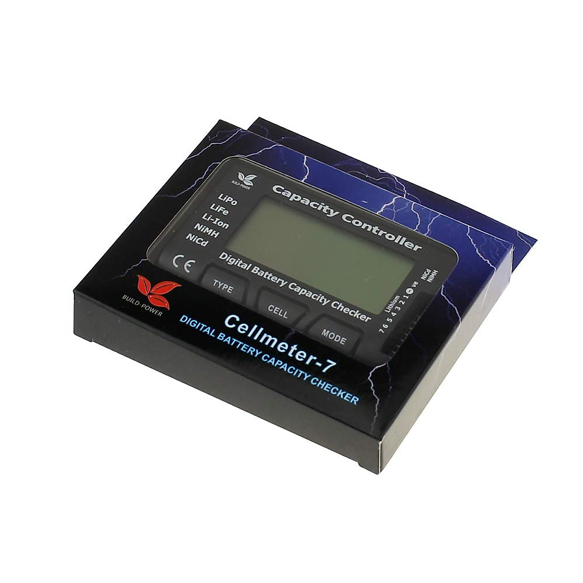 SoloGood RC Cellmeter 7 Digital Battery Capacity Checker Lipo Battery Tester RC Battery Voltage Tester for LiPo/Li-ion/Nicd/NiMH Cell Meter Battery Checker Tester