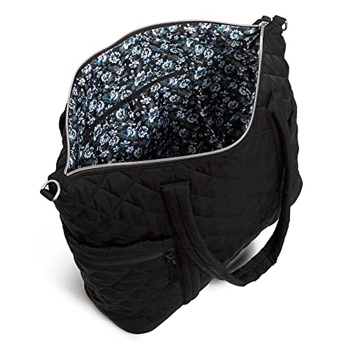 Vera Bradley Women's Performance Twill Large Multi-Strap Tote Bag, Black, One Size