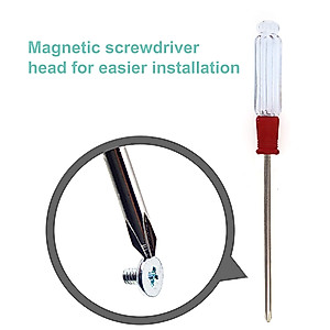 QTEATAK PCIe NVMe M.2 2280 SSD Mounting Screws Screwdriver Kit