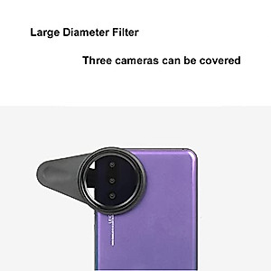 Kase 41mm Magnetic Cell Phone Lens CPL Filter Kit,Includes Circular Polarizer Filter,Soft Graduated ND1.2 Filter,Lens Clip for iPhone 14 13 12 11 8 7 XR X XS,Samsung Android Smartphone