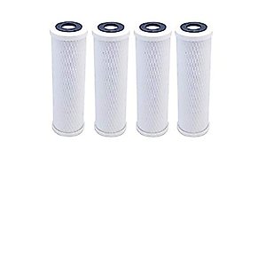 4-Pack Replacement for Compatible with CBF3 Activated Carbon Block Filter - Universal 10