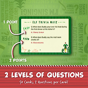 Paladone PP7493EL Elf Trivia Game