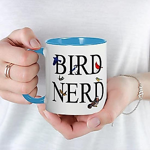 CafePress Bird Nerd Mug Ceramic Coffee Mug, Tea Cup 11 oz