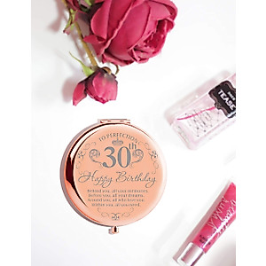 30th Birthday Gifts for Women, 30th Birthday Gifts Makeup Bag, Birthday Gifts for 30 Year Old Woman, Dirty 30 Gift, 30 Birthday Gifts for Women, 30th Birthday Mirror, 30th Birthday Cosmetic Bag