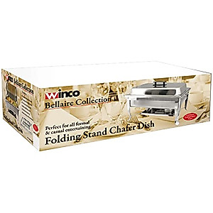 Winco 8-Quart Foldable Frame Chafer Set, Full