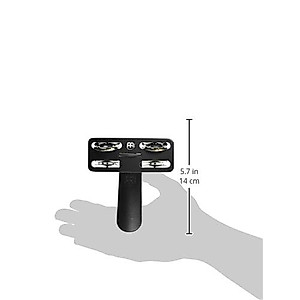 Meinl Percussion Heel Tambourine with Shoehorn Design, Stainless Steel Jingles-NOT Made in China-Hardwood, Accessory for Cajon Gigs, 2-Year Warranty (HTA)