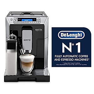 De'Longhi Eletta Digital Super Automatic Espresso Machine with Latte Crema System, Black