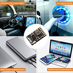 Beffkkip 4pcs 2A 5V Charge Discharge Integrated Module 3.7V/4.2V PCB Board Module for 18650 Lithium Battery Charging Boosting Mobile Power Board