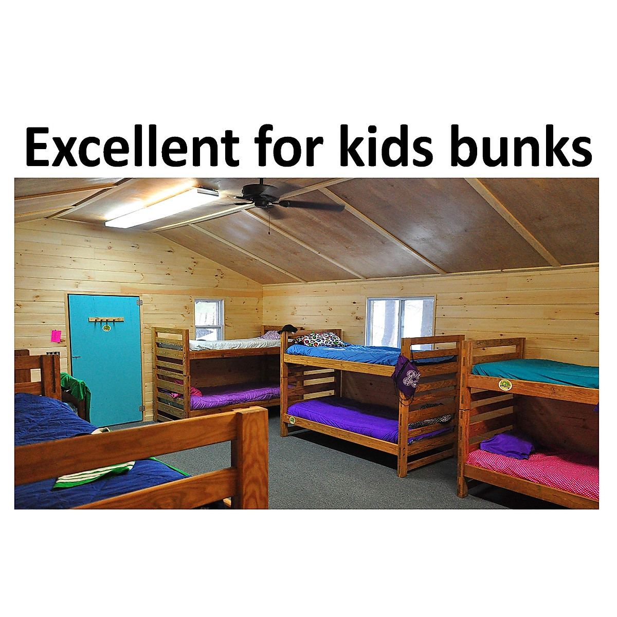 Gilbin Foam Mattress Topper, Egg Crate Hi-Density Foam Pad, Mattress Topper Convoluted Foam for Pain Relief on Pressure Sores Cot Size 30" x 74" Fits Camp Cots