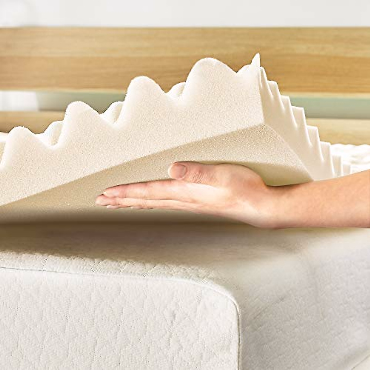 Mellow 3 Inch 5-Zone Memory Foam Mattress Topper, Fresh Copper Infusion, CertiPUR-US Certified, Full