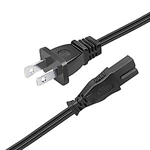 UL Listed 8.2ft Polarized Power Cord Replacement for Bose Wave Soundtouch Music System IV 4 III 3 Radio CD-2000 AWR1-1W CD-3000 2 Prong AC Power Cord Cable