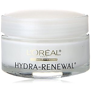 L'Oreal Paris Skincare Hydra-Renewal Face Moisturizer with Pro-Vitamin B5 for Dry Sensitive Skin, All-Day Hydration, 1.7 Oz