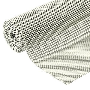 BNYD Drawer Liner Non Adhesive Kitchen Shelf Liner, Non Slip Mat Cabinet Grip Liner 12 in. x 20 ft. (White)