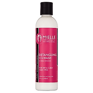 Mielle Organics Sulfate-Free Detangling Co-Wash, Color Safe, 8 Ounces