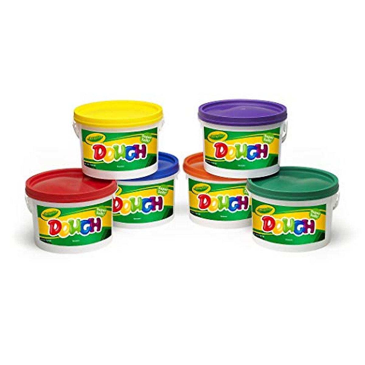 Crayola BIN570016 Super Soft Modeling Dough, Assorted Colors, Pack of 6