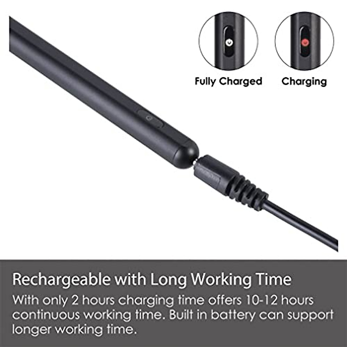 Active Stylus Pen Compatible with Amazon Fire 7 Kids (2022 Release),HD 8 (2022 Release),(2020 Release),(2018 Release),(2016 Release) - Digital Capacitive Touch Rechargeable Palm Rejection