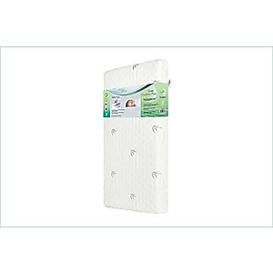 Evolur Lotus Comfort Cool Plus Convoluted Gel Mini and Portable Crib Mattress, Greenguard Gold Certified