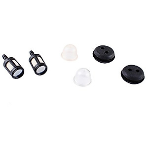 Podoy MC43 Fuel Line for Compatible with Earthquake E43 E43CE Auger Cultivator Fuel Filter Fuel Grommet Primer Bulb Repower Kit