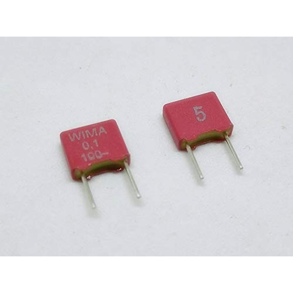 10PCS 0.1uf 100nf 104 100V WIMA MKS2 Audio Grade Metalized Polyester Capacitor