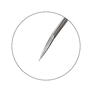 JOVISA R-6Ds Tweezer Made In Japan Eyelash Extension Tweezers for Mega Volume And 3D 6D Mink Eyelash, SUS 304 Stainless Steel Straight Angled Tip False Eyelash Extension Supplies