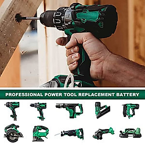 FANCY BUYING [2Pack] 18V 5.5Ah Replacement Lithium-ion Battery for Hitachi BSL1830 BSL1815X EB1814SL DS18DSAL 33055 330067 330068 330139 330557 Drill Cordless Tool