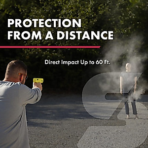 SABRE Home Defense Projectile Launcher, with 7, .68 Cal. Impact Projectiles, Direct Impact Up to 60ft., Easy to Handle, and Holds Up to 7 projectiles with 330 FPS Velocity Range