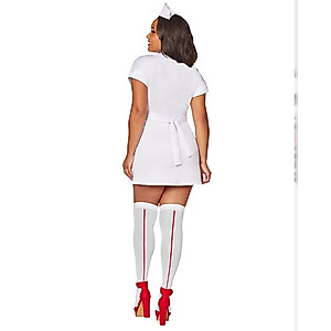 Spirit Halloween Adult Classic Nurse Costume | Classic Halloween | Nurse Cosplay | Easy Medical Costume - 1X