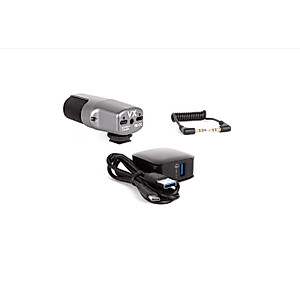 Wooden Camera VX Skateboard Camera Microphone | Digital Signal Processor | Clearly Record Action Sports Sounds | Include 3.5mm TRS Coiled Cable | 48 Hours Battery Operation